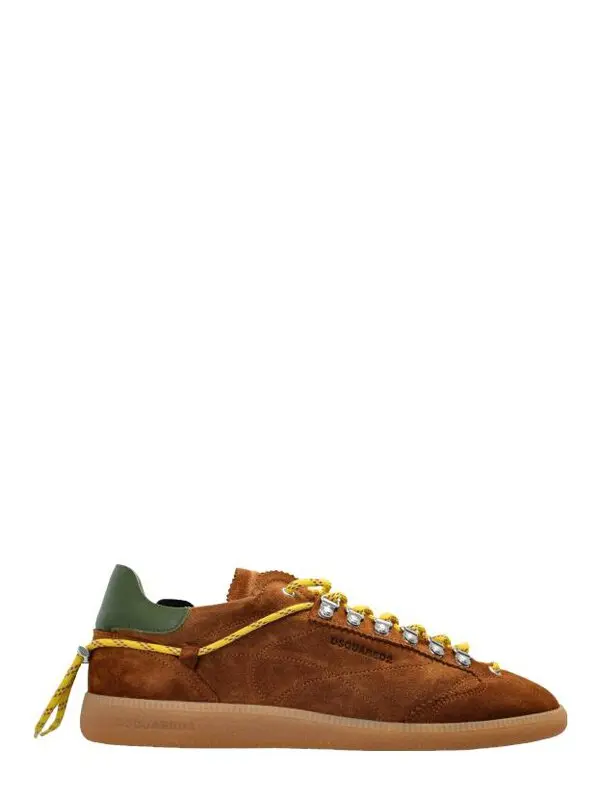 Dsquared2 Suede Lace-up Sneakers - Brown