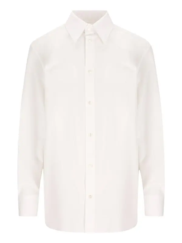 Saint Laurent Long-sleeved Collared Shirt - No