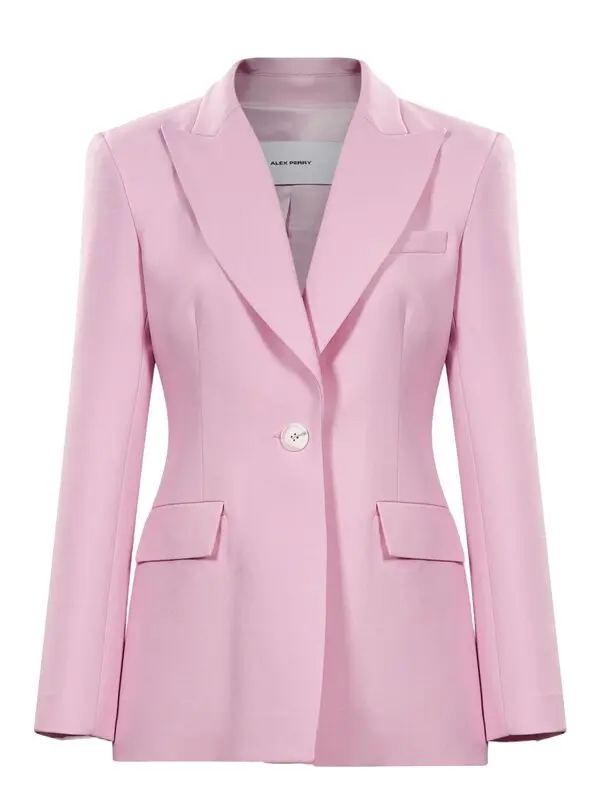 Alex Perry Long Sleeve Blazer - Pink
