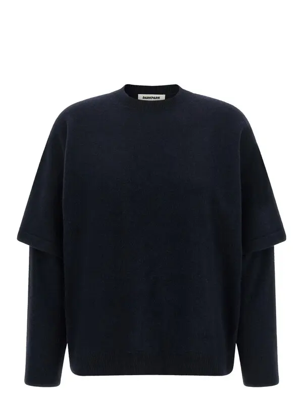 DARKPARK Troy Double-sleeve Sweater - Blue