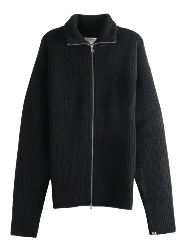 Extreme Cashmere Xtra Yours Zip-up Cardigan - Raven