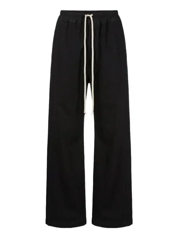 Rick Owens Drawstring Casual Pants - Black