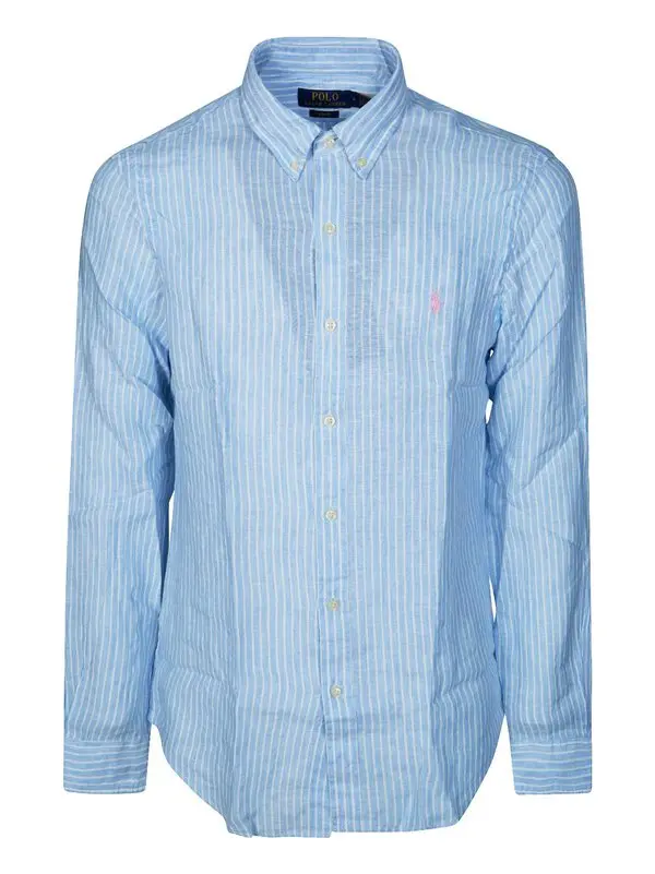 Polo Ralph Lauren Striped Shirt - Light Blue
