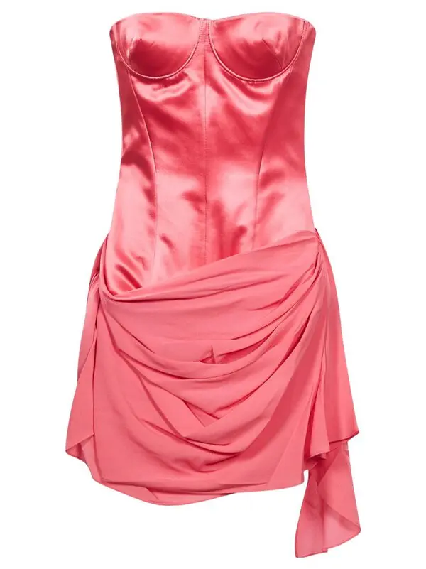 Alex Perry Sleeveless Draped Mini Dress - No