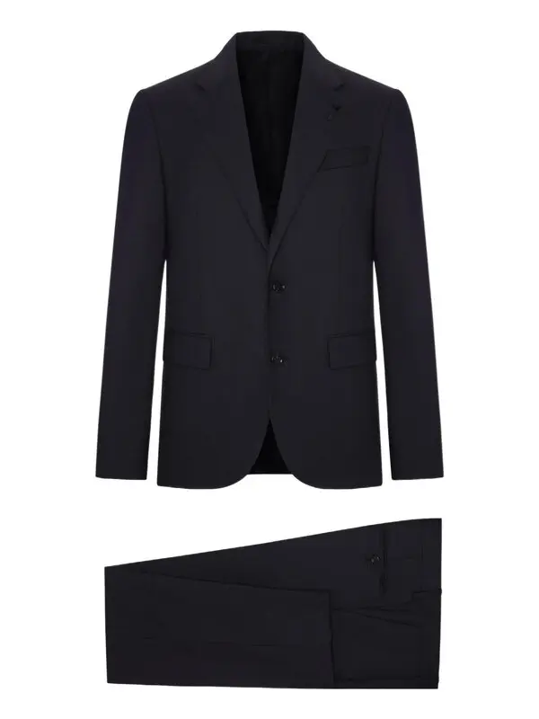 LARDINI Single-breasted Tailored Suit - Black