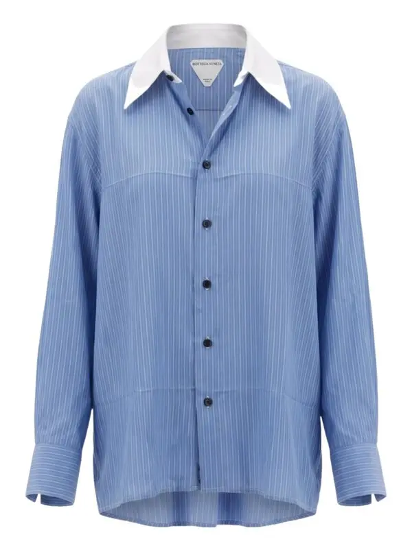 Bottega Veneta Long-sleeved Collared Shirt - No