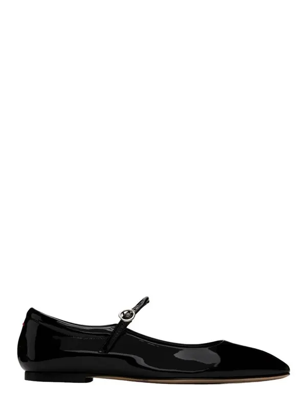AeydĒ Square Toe Ballet Flats - Black