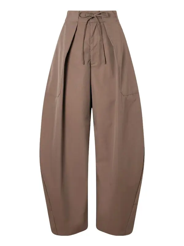 KALLMEYER Clemence Pleated Casual Pants - Taupe
