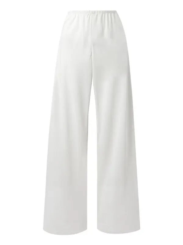 THE ROW Gala Wide-leg Trousers - Rice White