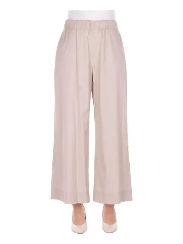 Max Mara Wide-leg Trousers - Nude