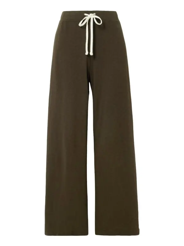 JAMES PERSE French Cotton Terry Relaxed Drawstring Sweatpants - Brown