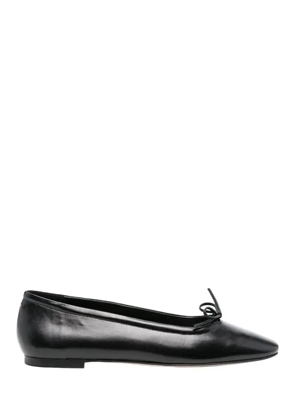 AeydĒ Bow Detail Ballerinas - Black
