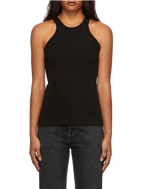 GOLDSIGN Round-neck Vest - Black