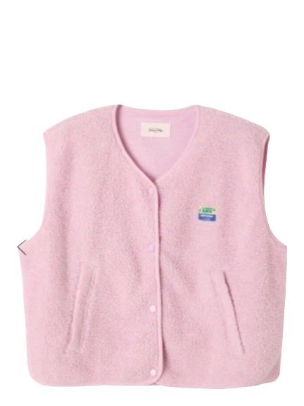 American Vintage Sleeveless Vest - Pink