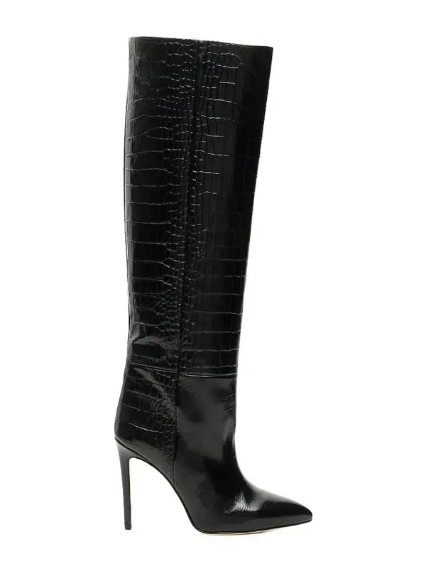 Paris Texas High-heeled Over-the-knee Boots - Black