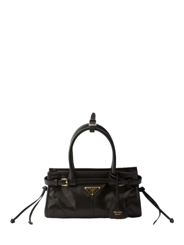 Prada Bonnie Leather Mini Bag - Forest Green