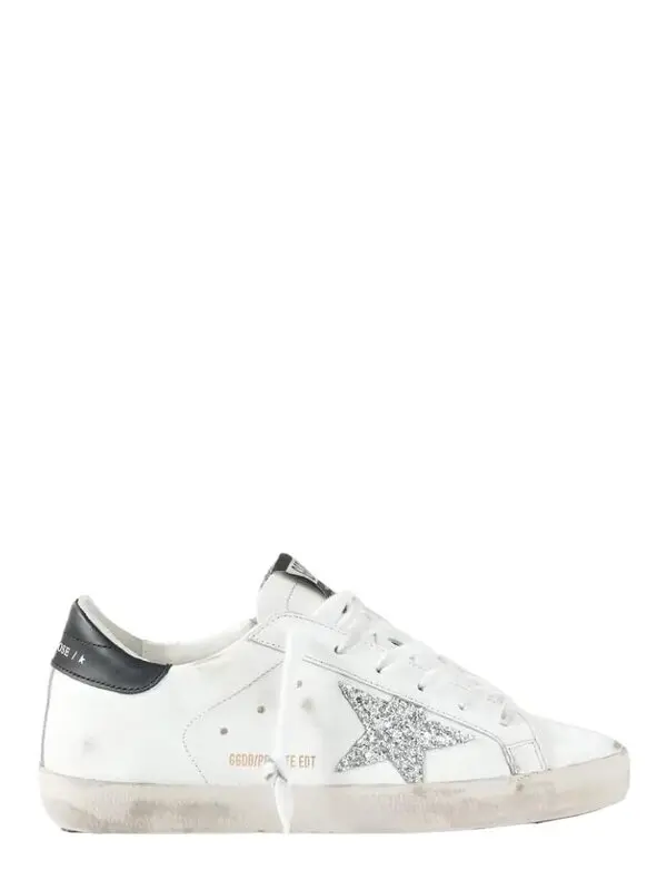GOLDEN GOOSE Superstar Imitation Old Sequined Casual Sports Shoes - White