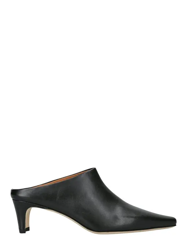 Staud Leather Wally Mules 55 - Black
