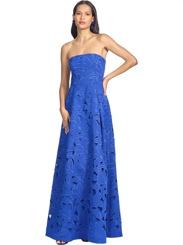 Sachin & Babi Anastasia Gown - Imperial Blue