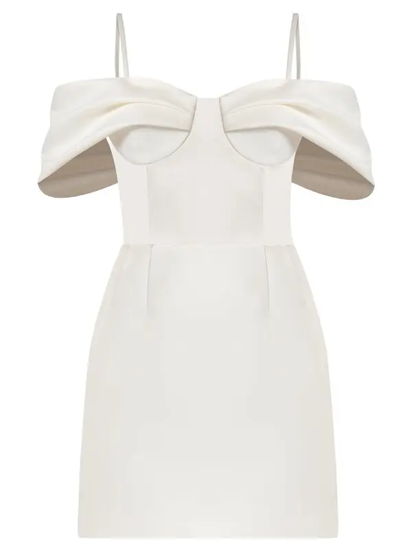 TIA DORRAINE Belle Of The Ball Mini Dress - White