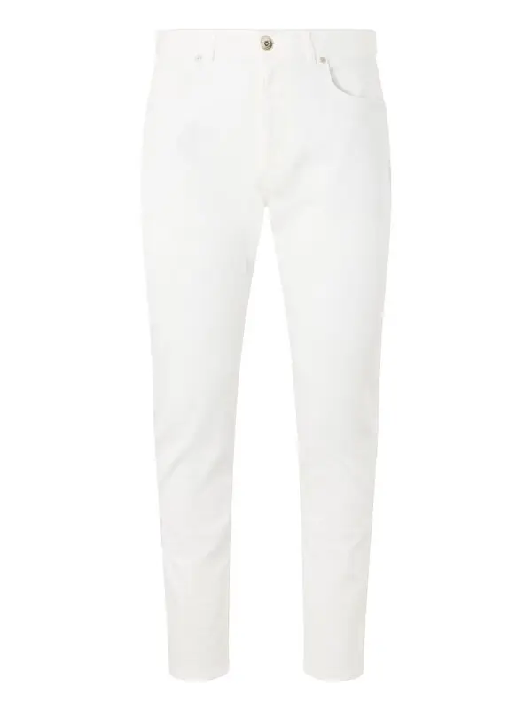 Eleventy Slim-fit Denim Jeans - White
