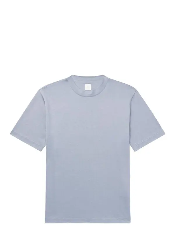 Eleventy Cotton-jersey T-shirt - Blue