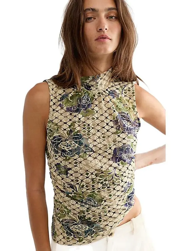 Free People Waverly Top - Oat Combo