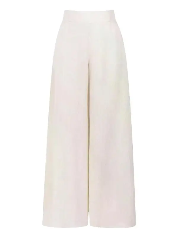 CAYET Mafalda Palazzo Pants - Neutrals