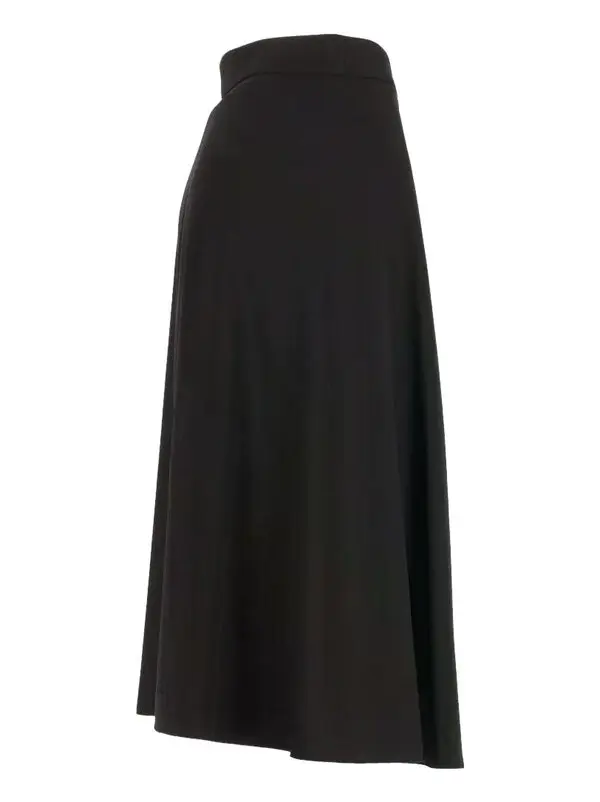 FORTE_FORTE Grain De Poudre Midi Skirt - Black