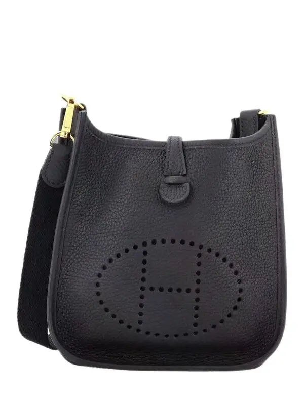Hermès Evelyne Iii Clemence Tpm Crossbody Bag - Black