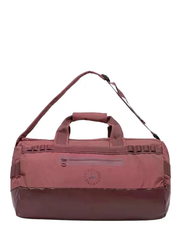 Adidas By Stella McCartney Logo-print Panelled Duffle Bag - Red
