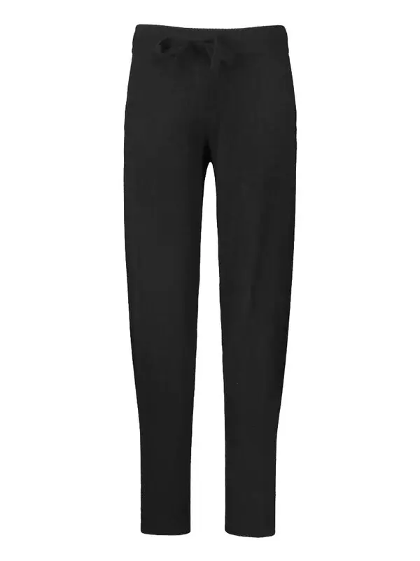 Minnie Rose Cashmere Track Pants - Black