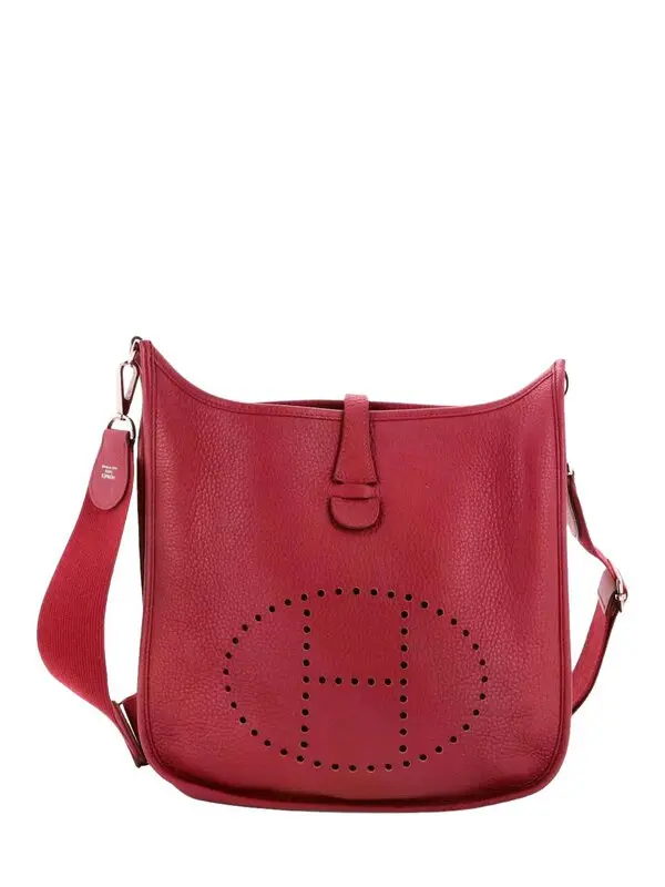 Hermès Evelyne Gen Iii Clemence Pm Crossbody Bag - Pink