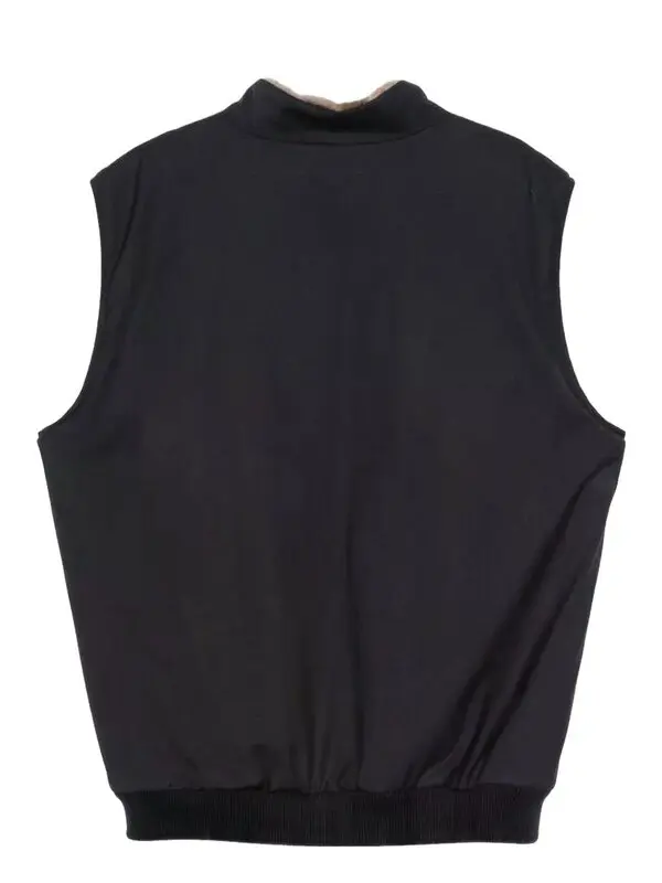 MANZONI 24 Fur-trimmed Gilet - Blue