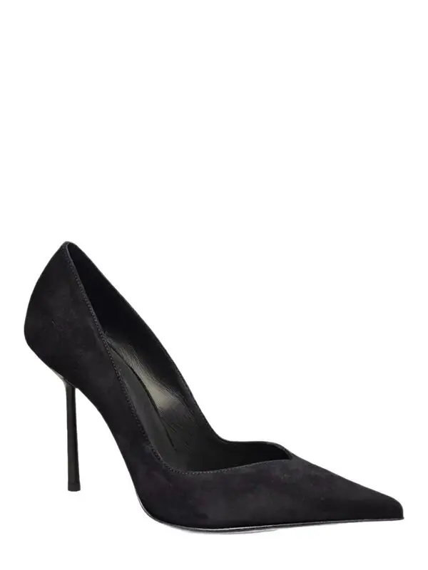 LE SILLA Petalo Suede Pumps - Black