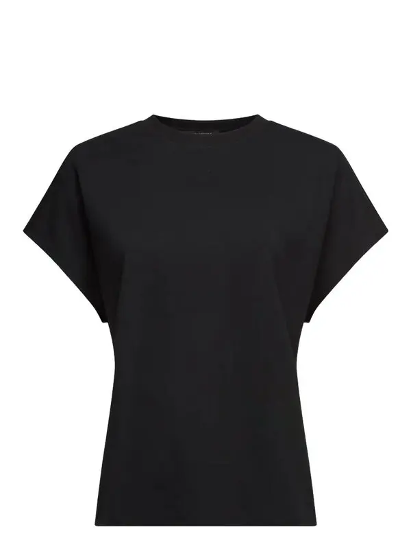 Karl Lagerfeld Cap Sleeve T-shirt - Black