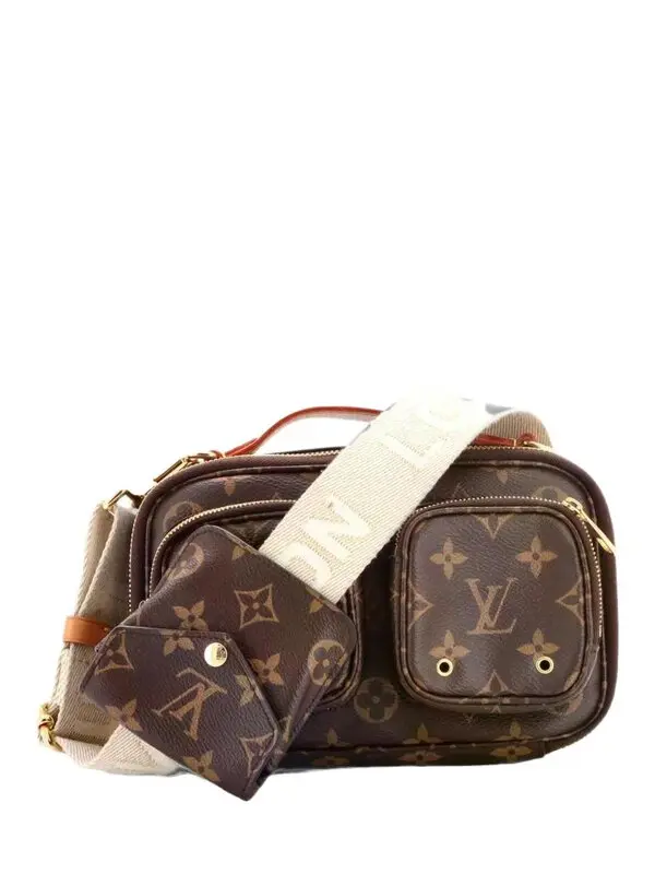 LOUIS VUITTON Utility Monogram Canvas Crossbody Bag - Brown