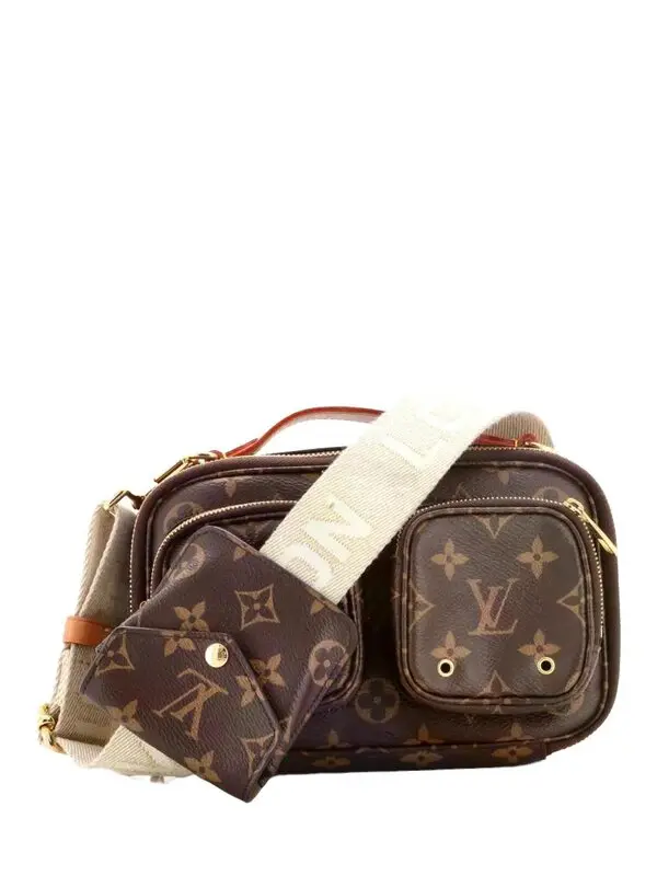 LOUIS VUITTON Utility Monogram Canvas Crossbody Bag - Brown