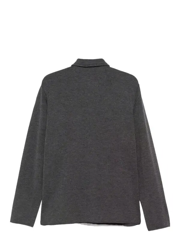 LARDINI Button-up Cardigan - Grey