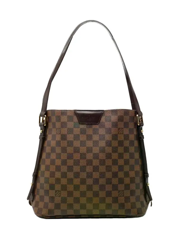 LOUIS VUITTON Damier Ebene Cabas Rivington Tote Bag - Brown