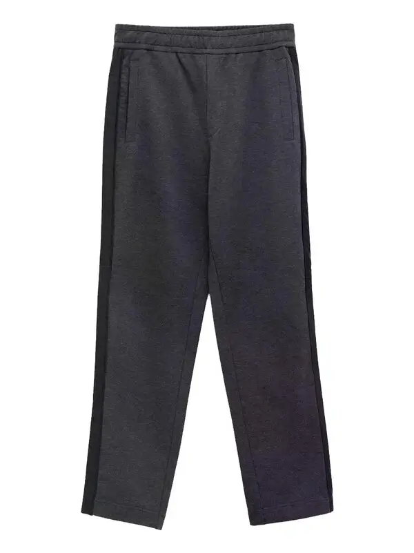 Moncler Side-stripe Track Pants - Grey