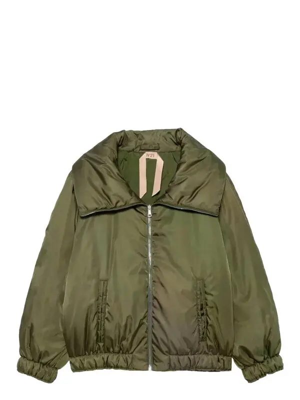 N°21 Zip-fastening Padded Jacket - Green