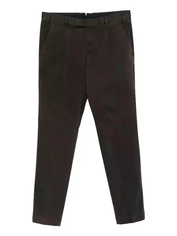 PT TORINO Master Belt-loop Trousers - Brown