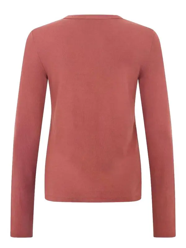 Vince Long-sleeve Crewneck T-shirt - Red