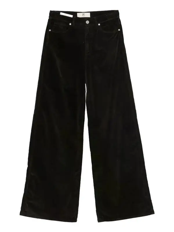 PT TORINO Cyndi Belt-loop Trousers - Brown