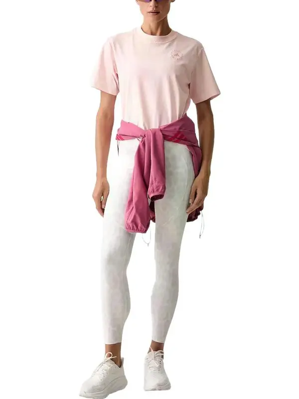 Adidas By Stella McCartney Logo Print T-shirt - Pink