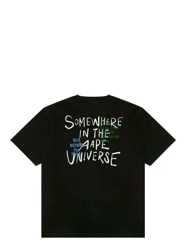 AAPE BY *A BATHING APE Aapeunvs Graphic-print T-shirt - Black