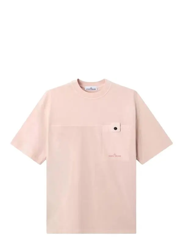 Stone Island 2100028 Organic Cotton Jersey T-shirt - Pink