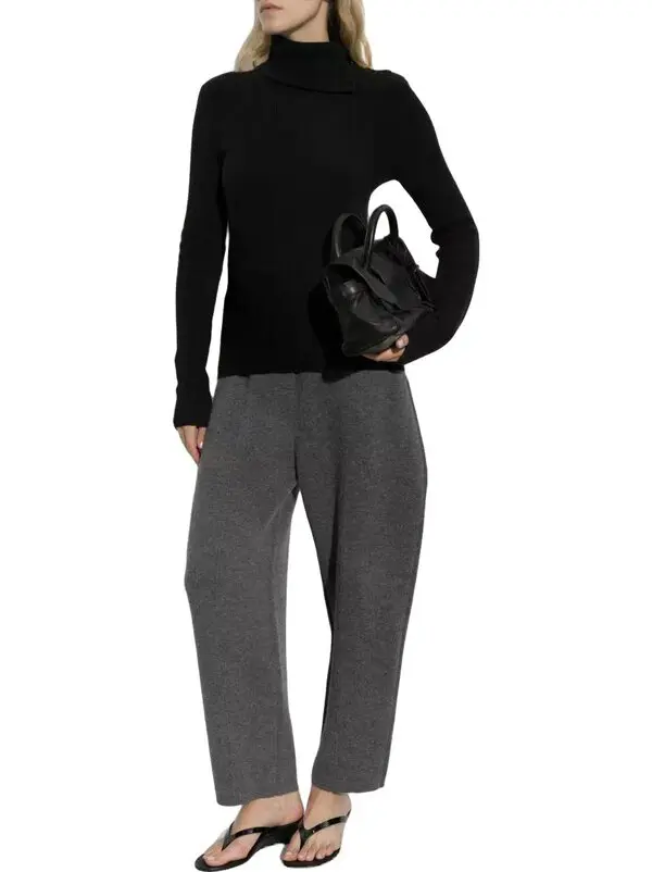 LISA YANG Sabrine Turtleneck Sweater - Black
