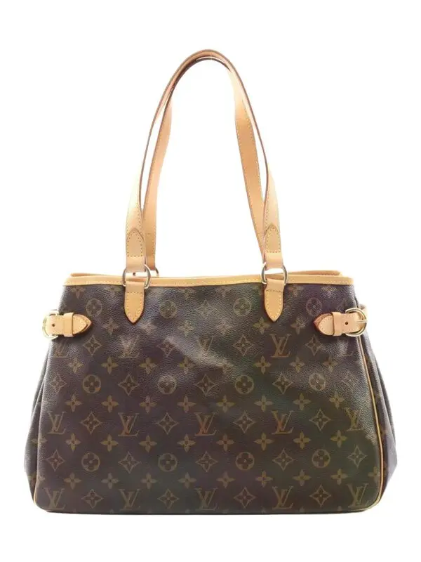 LOUIS VUITTON Monogram Canvas Batignolles Horizontal Shoulder Bag - Brown